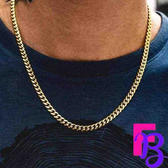 Urban Legend | Accessories | New 6mm 2 4k Miami Cuban Neck Chain | Poshmark